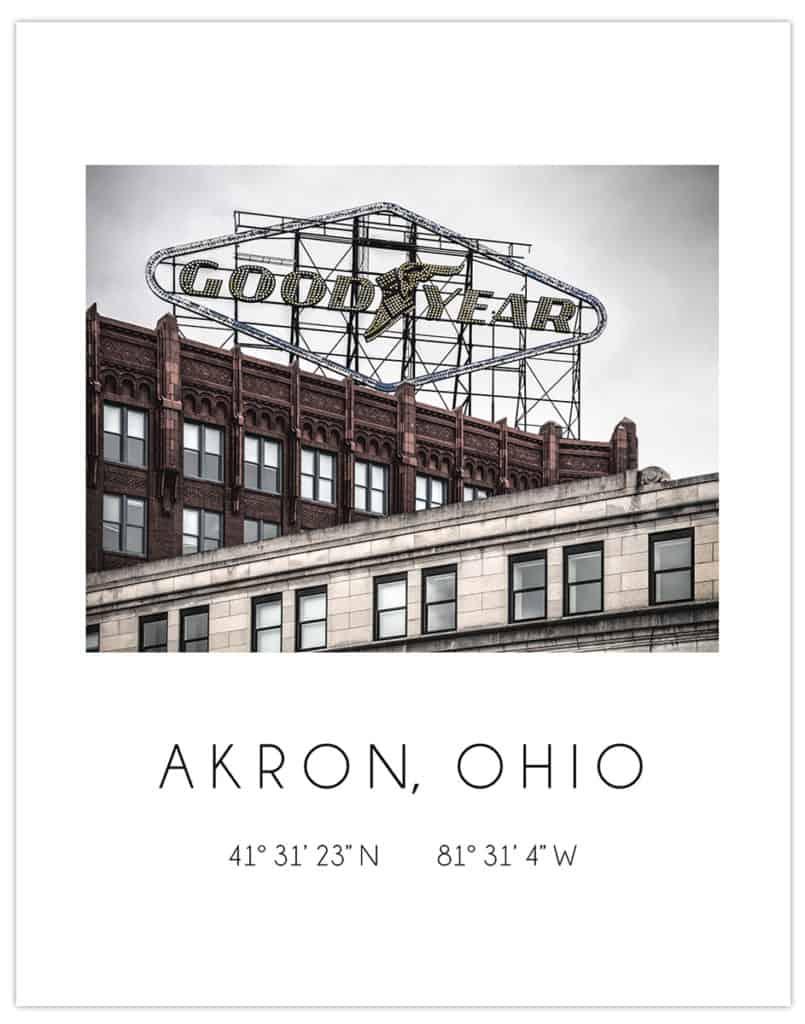 Goodyear Sign Akron Ohio | Cleary Fine Art Photography