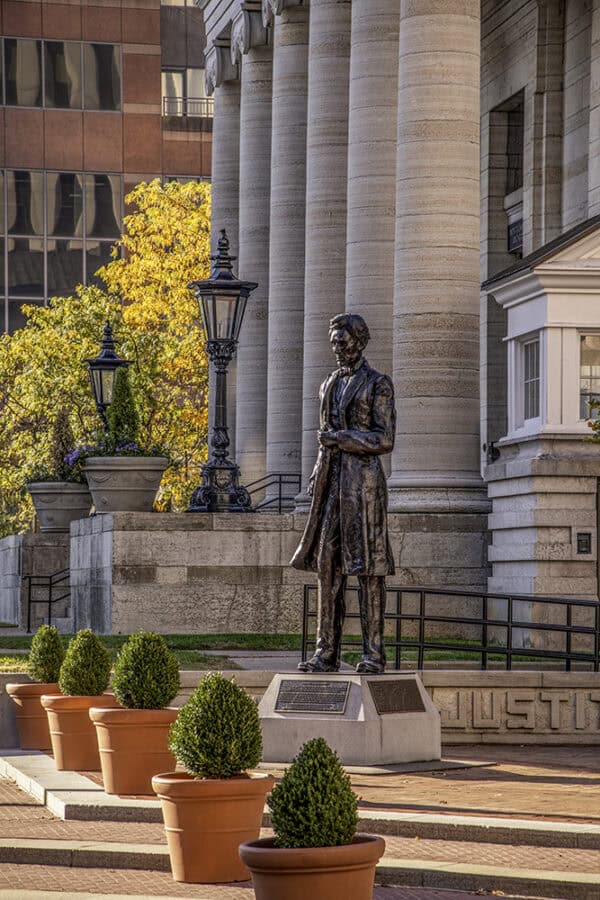 Abraham Lincoln Statue at Courthouse Square, Dayton Ohio | Dan Cleary ...